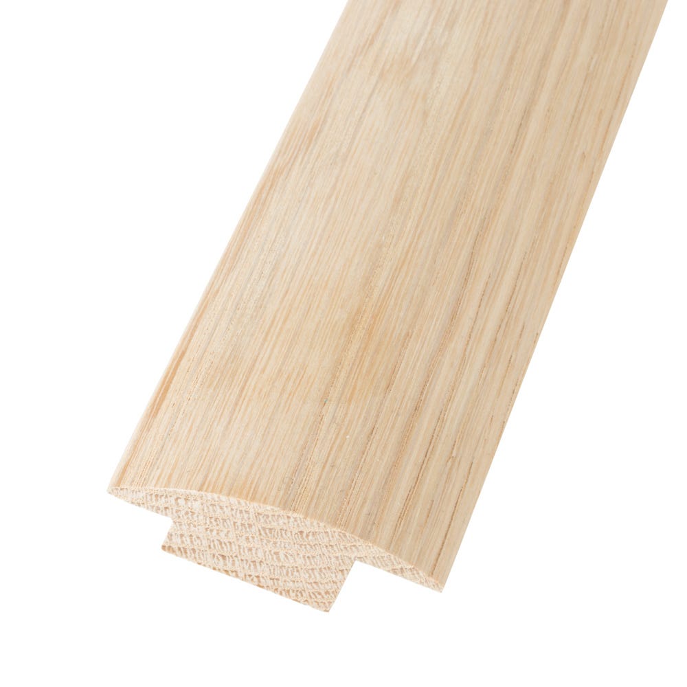 Solid Oak Semi Ramp Profile 15mm Floors Unfinished 0.9m