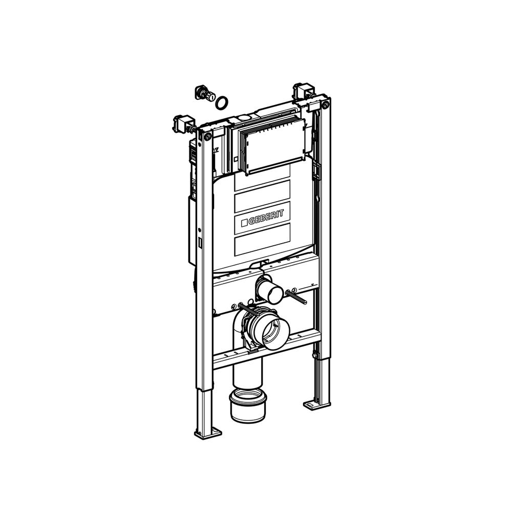 Geberit Duofix Sigma WC Frame 0.98m With Concealed Cistern