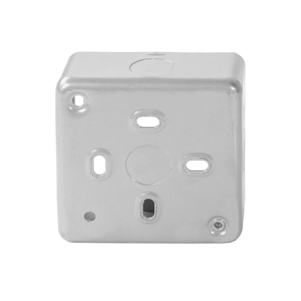 MK 38mm 1 Gang Metal Clad Back Box K8891ALM