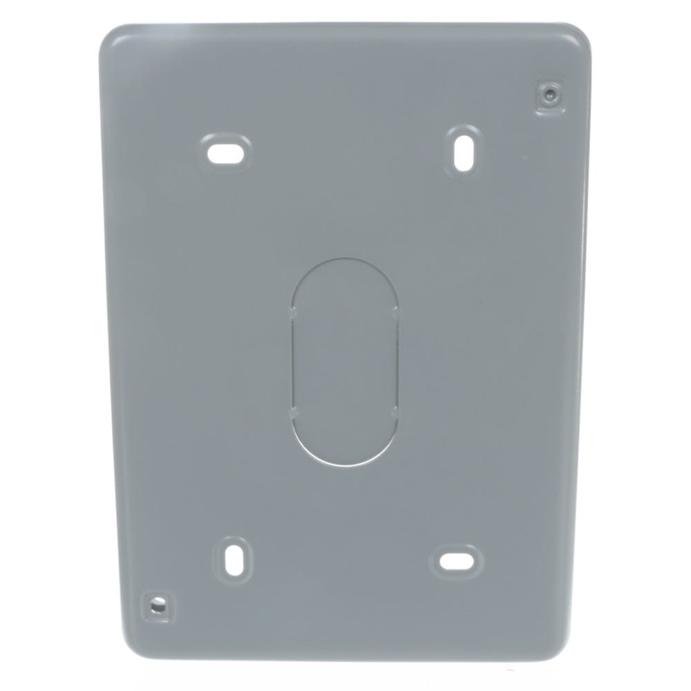 MK Grid Plus 6-8 Gang Metal Clad Pattress K8823ALM