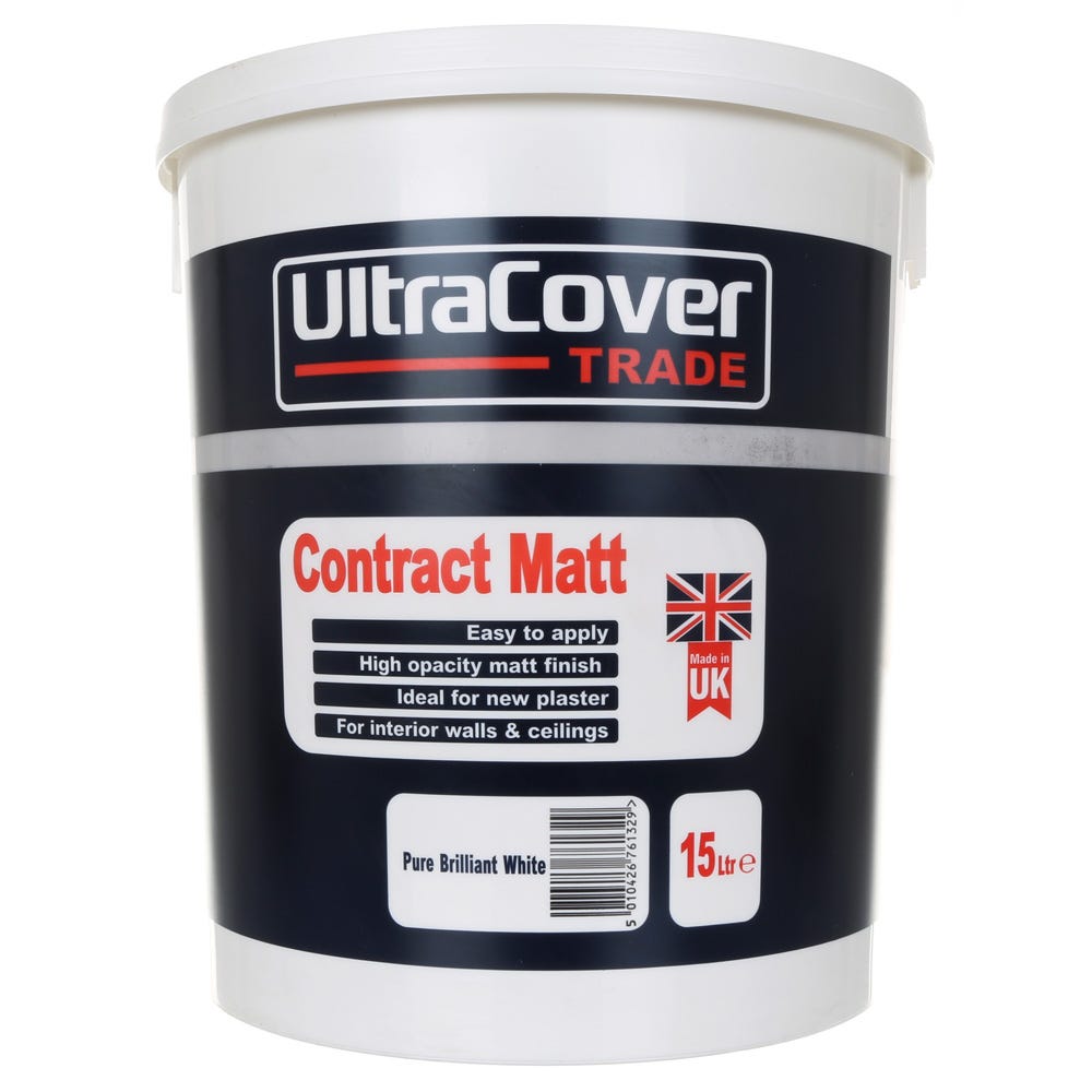 UltraCover Trade Contract Matt Brilliant White 15L