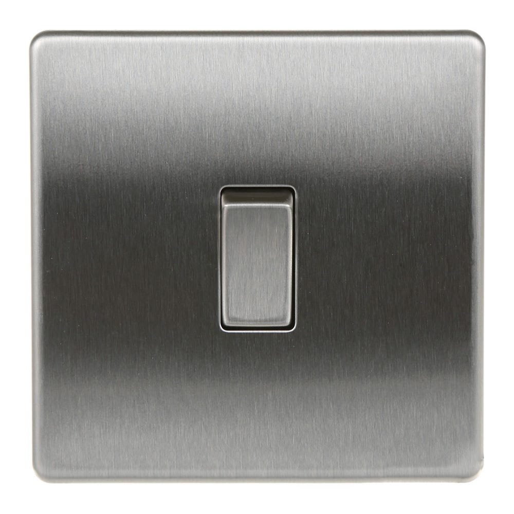 Light Switches Brushed Stainless Steel Varilight Intermediate Light