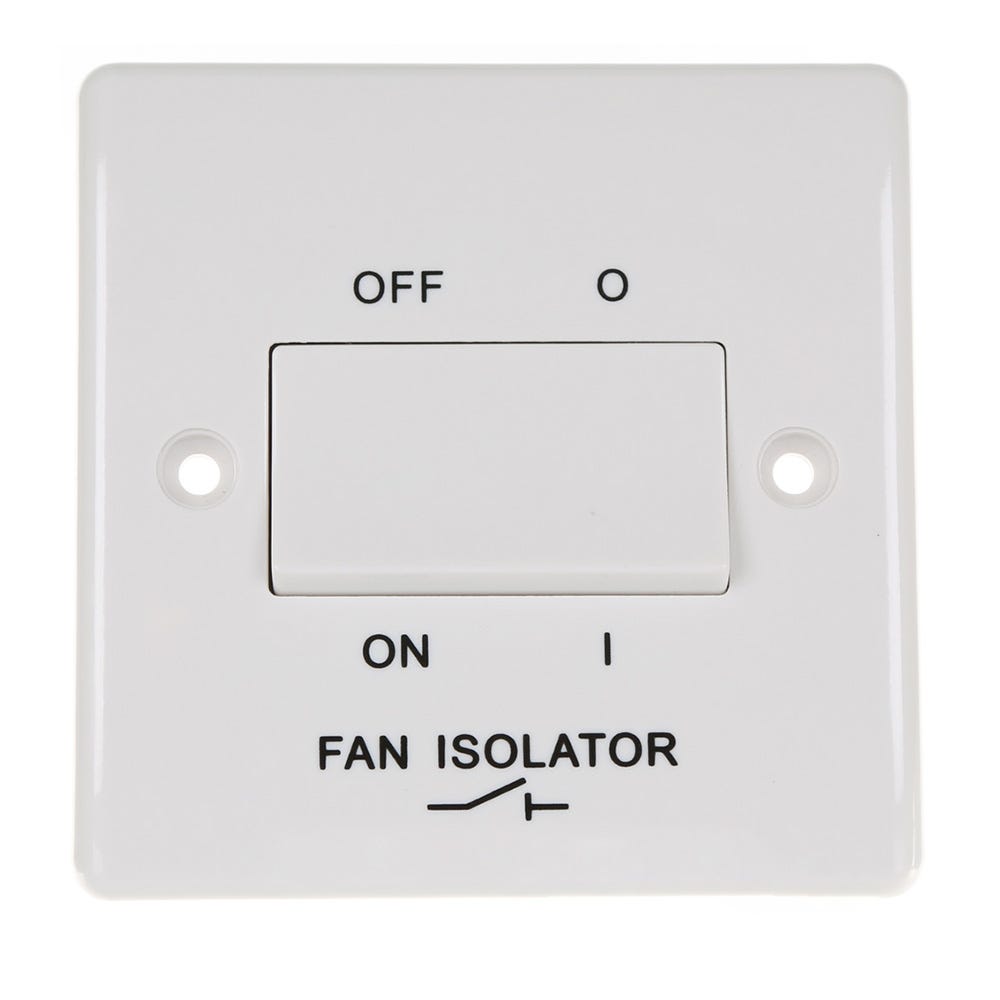 BG Nexus 10A Triple Pole Fan Isolator Switch 815-01