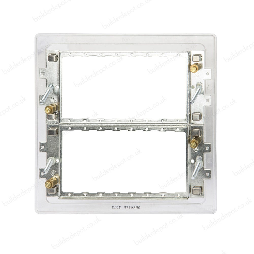 BG Nexus Grid 6 & 8 Module Mounting Frame (Yolk) for Screwless Range ...