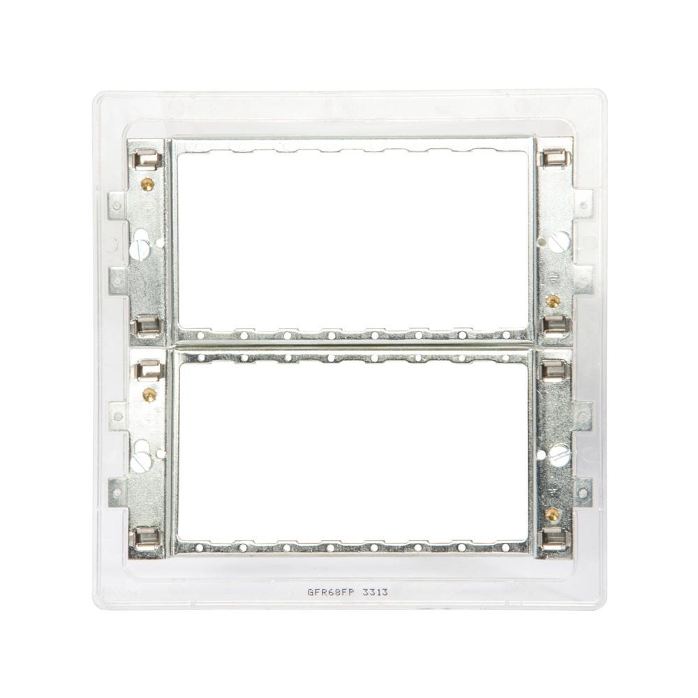 BG Nexus Grid 6 & 8 Module Mounting Frame (Yolk) for Screwless Range ...