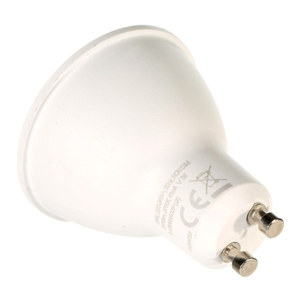 Luceco 5W LED Lamp GU10 Natural White Non-Dimmable LGN5W37P-02