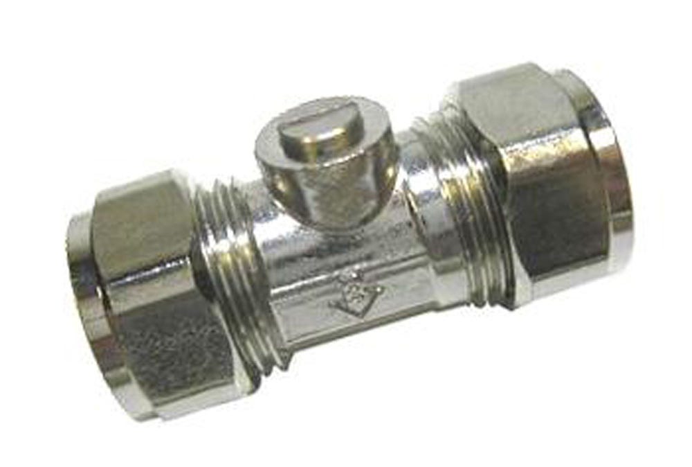 Ballofix Valve Chrome Plated 15mm