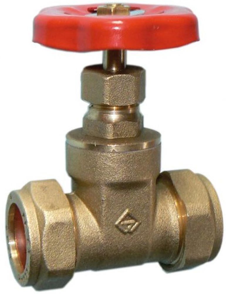 Brass Light Pattern Gate Valve 15mm