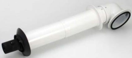 Worcester 100mm Telescopic Horizontal Flue Kit