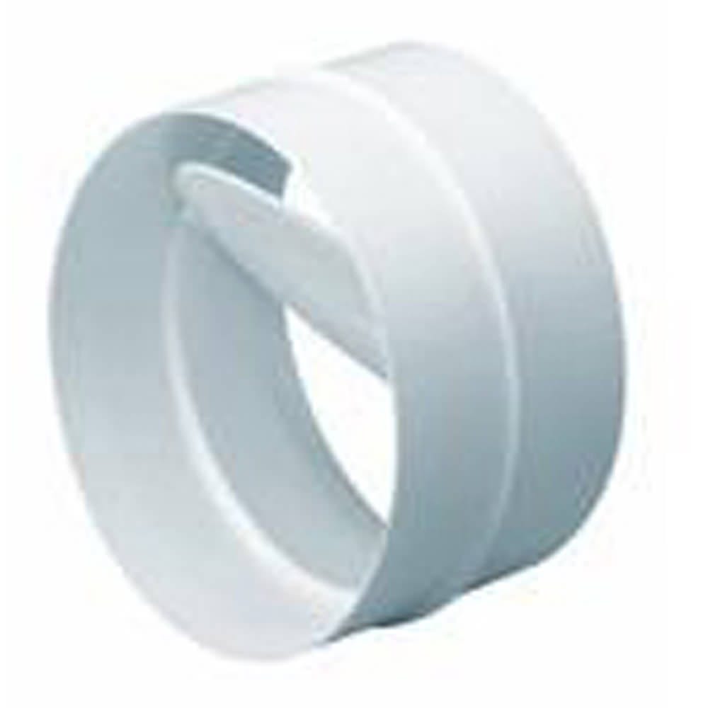 Manrose 100mm / 4'' Round Ducting Conn/PVC With Back Draft Shutter