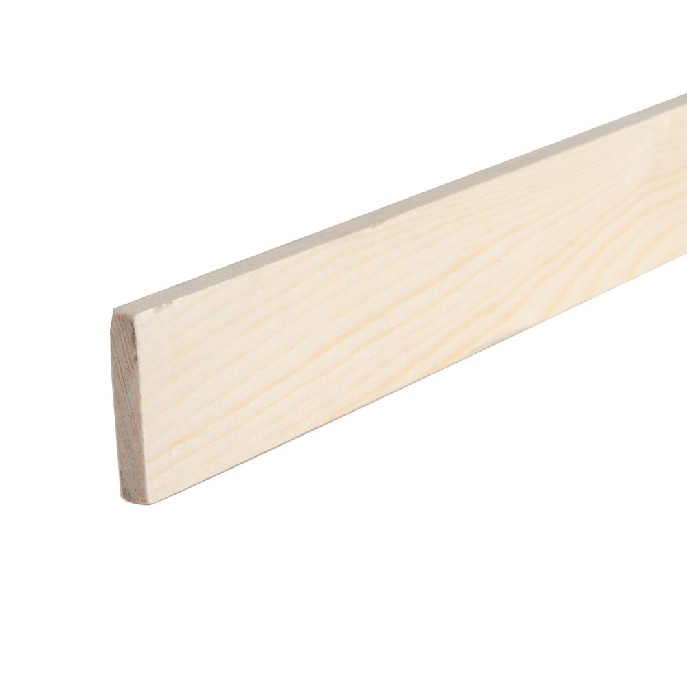 13mm x 50mm Planed Softwood PAR Timber (2'' x 0.5'') Finish 8.5mm x 44mm