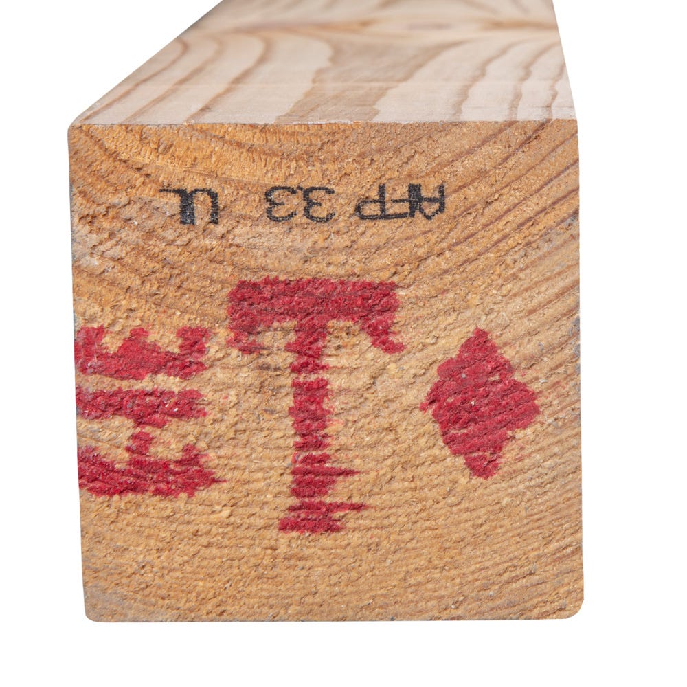 75mm x 75mm Planed Softwood PAR Timber (3'' x 3'') Finish 69mm x 69mm