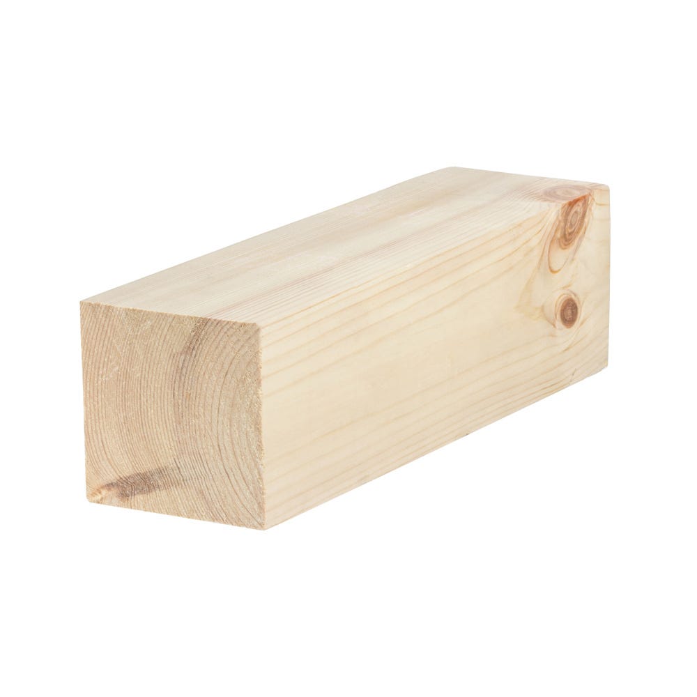 100mm x 100mm Planed Softwood PAR Timber (4'' x 4'') Finish 94mm x 94mm
