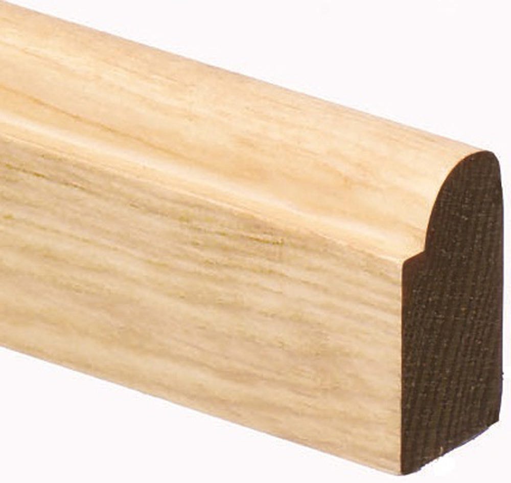 19mm x 25mm Softwood Staff Bead (Finish 14.5mm x 20.5mm)