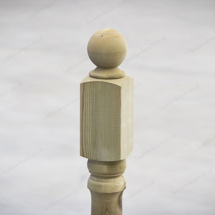 82mm Richard Burbidge Treated Colonial Newel Post 1195mm Ld202