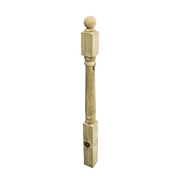 82mm Richard Burbidge Treated Colonial Newel Post 1195mm Ld202
