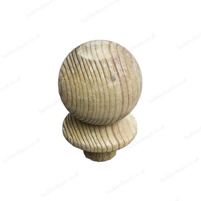 95mm X 75mm Richard Burbidge Treated Ball Post Cap Ld203